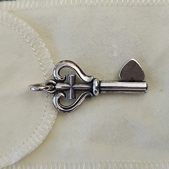 James Avery | Jewelry | James Avery Heartcross Key Pendant | Poshmark